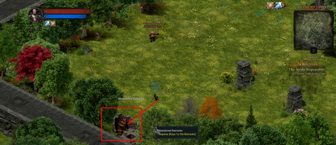 Guia Primera Dungeon (Abandoned Barracks) Dreadmyst Online