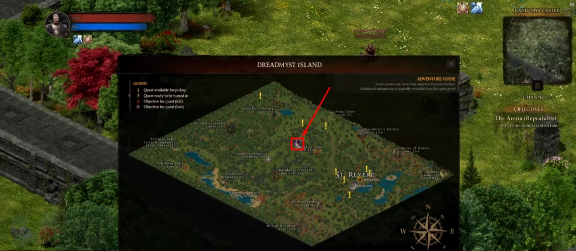 Guia Primera Dungeon (Abandoned Barracks) Dreadmyst Online