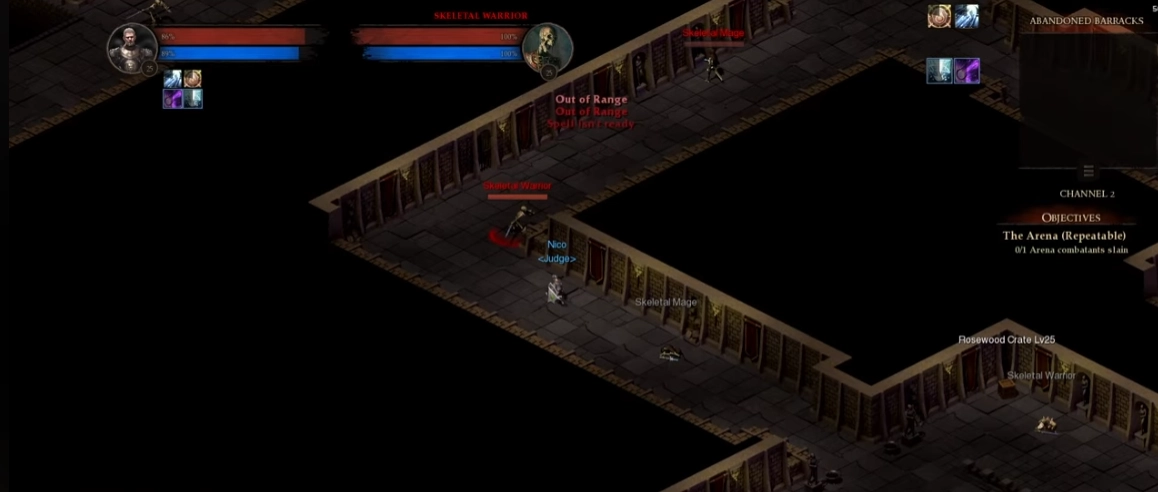 Guia Primera Dungeon (Abandoned Barracks) Dreadmyst Online